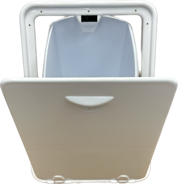 KLEARSTAND Recessed Flip-Out Trash and Storage Bin for Boats and RV’s ...