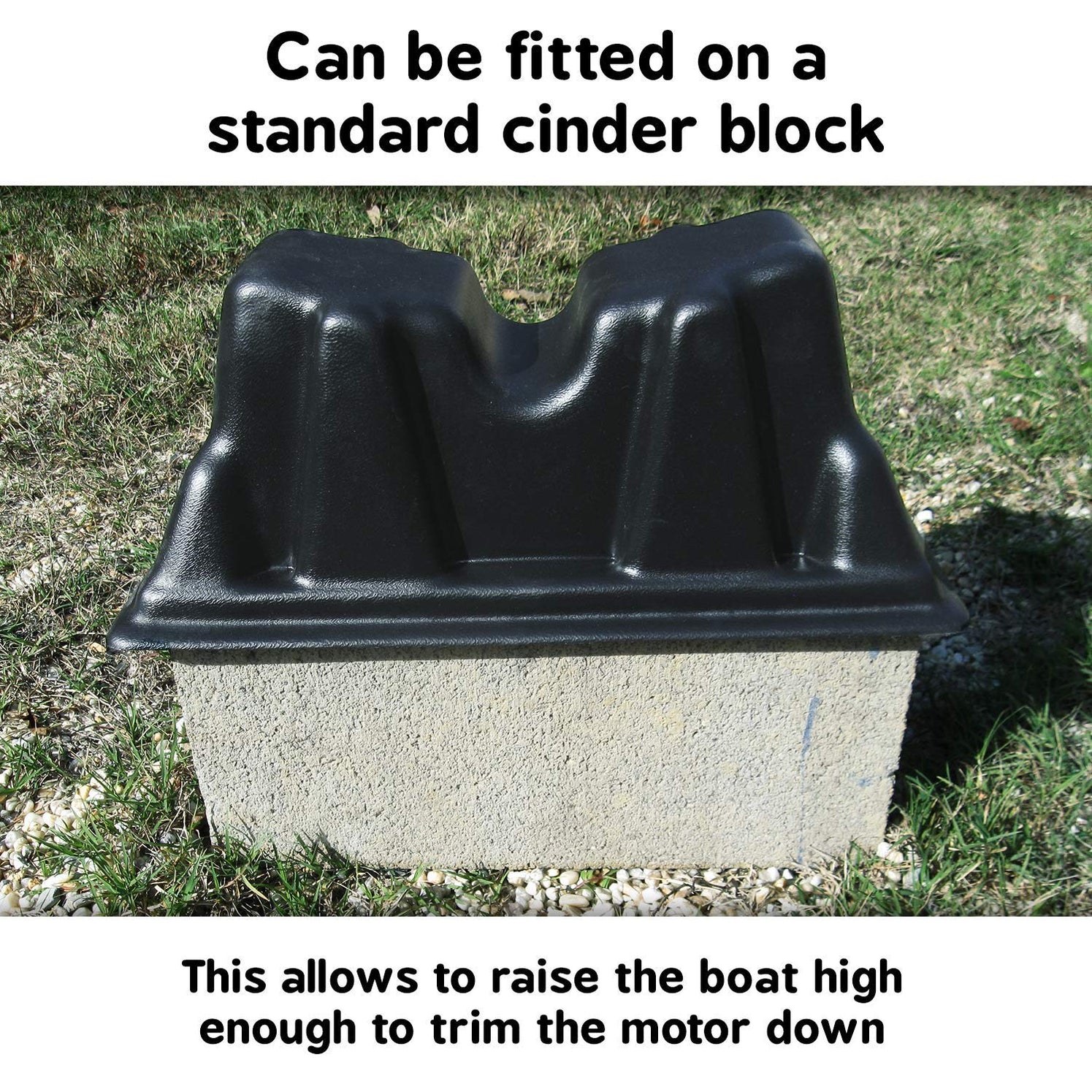 Pontoon Storage Blocks, Unique Design - Securely Stack on Cinder Block ...